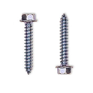 SatelliteSale General Purpose 5/16" Outer Diameter X 2" Long 7/16" Hex Head Lag Bolt Zinc Plated Screws