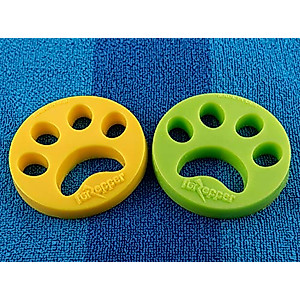 FurZapper Pet Hair Remover for Laundry, 4 Count - Reusable Dog & Cat Hair Remover Tool As Seen on Shark Tank - Removes Pet Fur, Hair, Lint, Dander from Clothes & Laundry - One FurZapper Per Pet