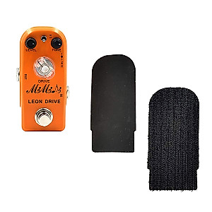 MIMIDI Leon Ultimate Drive Electric Guitar Effect Pedal True Bypass With 4 functional knobs(LEVEL/TONE/HP&LP) Aluminum Alloy（316）