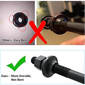 Free-fly MTB Quick Release Bicycle Hub, Road Mountain Bike Front & Rear Axle Hollow Shaft Set with Standard Spacing (1 Pair, 4 Piece)