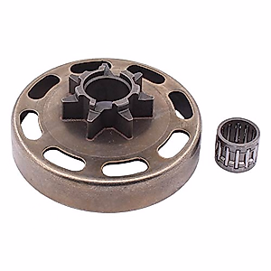 ApplianPar Clutch Drum Sprocket .325 Inch Pitch 7 Tooth with Needle Bearing Kit for Husqvarna 435 435E 440 440E Chainsaw Replaces 505441501