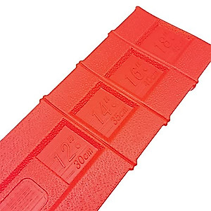 LVOERTUIG 18inch Chainsaw Bar Protective Cover Scabbard Guard Blade Cover(18inch)