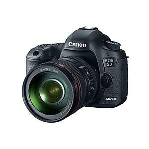 Canon EOS 5D Mark III 22.3 MP Full Frame CMOS Digital SLR Camera with EF 24-105mm f/4 L is USM Lens (Certified Refurbished)