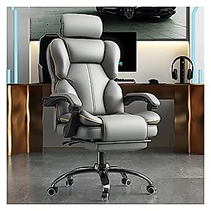 ZLXDP Computer Chair Home Boys and Girls Can Adjust The Live Gaming Chair Boss Chair Lazy Swivel Office Chair