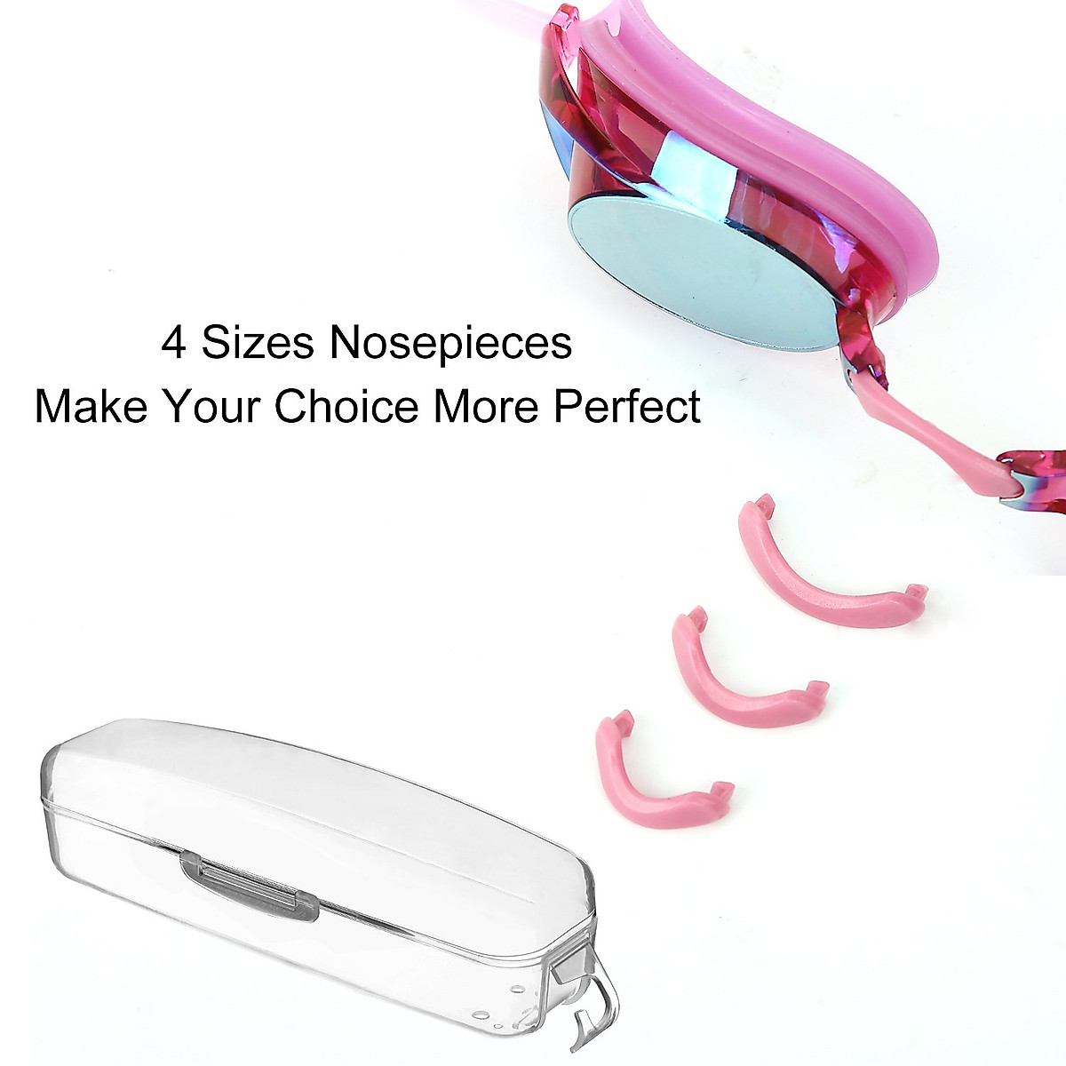 DARIDO Swim Goggles, Swimming Goggles 2 Pack Anti Fog UV Protection No Leaking for Adult, Men, Women, Youth