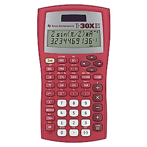 Texas Instruments TI-30XIIS Scientific Calculator, Red