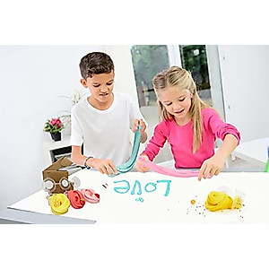 7 Pack Mini Butter Slime Kit for Girls 10-12, with Blue Slime, Lemon Watermelon and Peachybbies Slime Charm etc,DIY Scented Putty Slime for Kids,Soft and Non-Sticky，Cute Stuff Toys