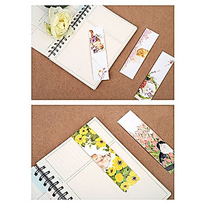Cat Theme Japanese Style Colorful Bookmarks, 30 PCS (Daily Cat)