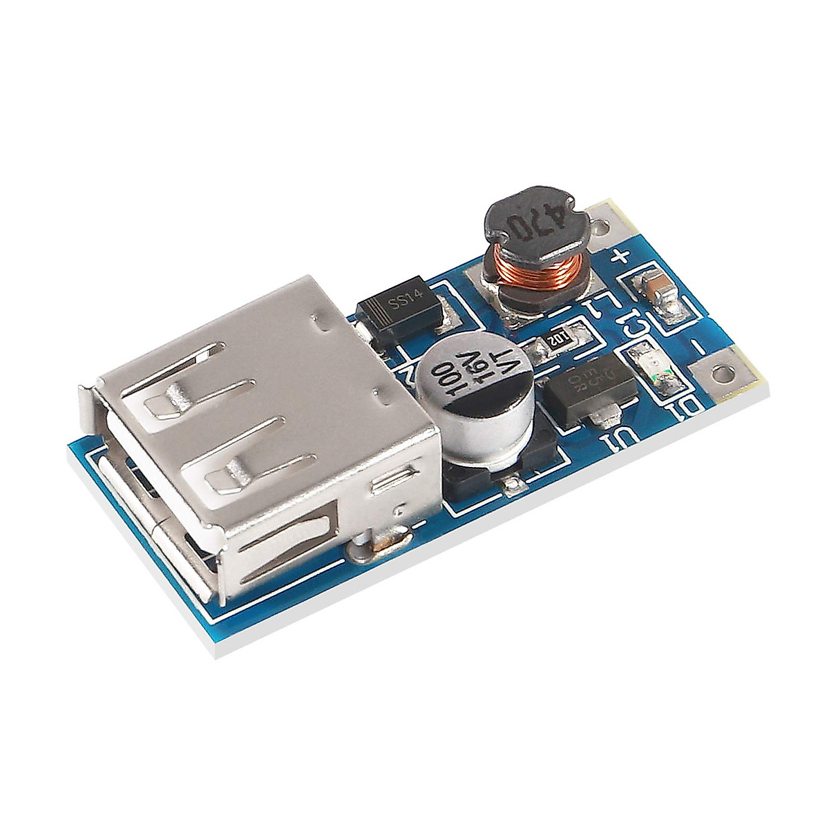 AITRIP 10 PCS PFM Control DC-DC Converter Step Up Boost Module 600MA USB Charger 0.9V-5V to 5V Power Supply Module