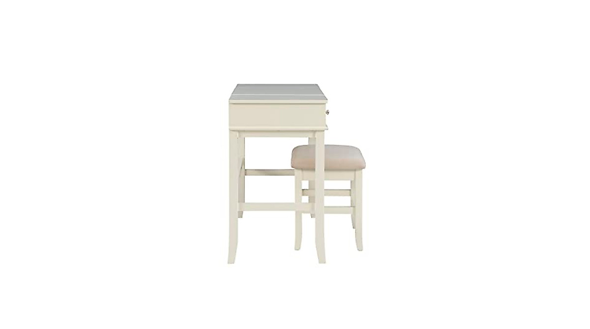 Stylish Cream Jackson Vanity Set - Linon