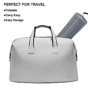 Heat Resistant Silicone Mat Pouch, Mat Cover for Curling Irons, Hair Straightener, Flat Irons and Other Hot Hair Tools, Height 11.5 & Width 6 Inches, Gray