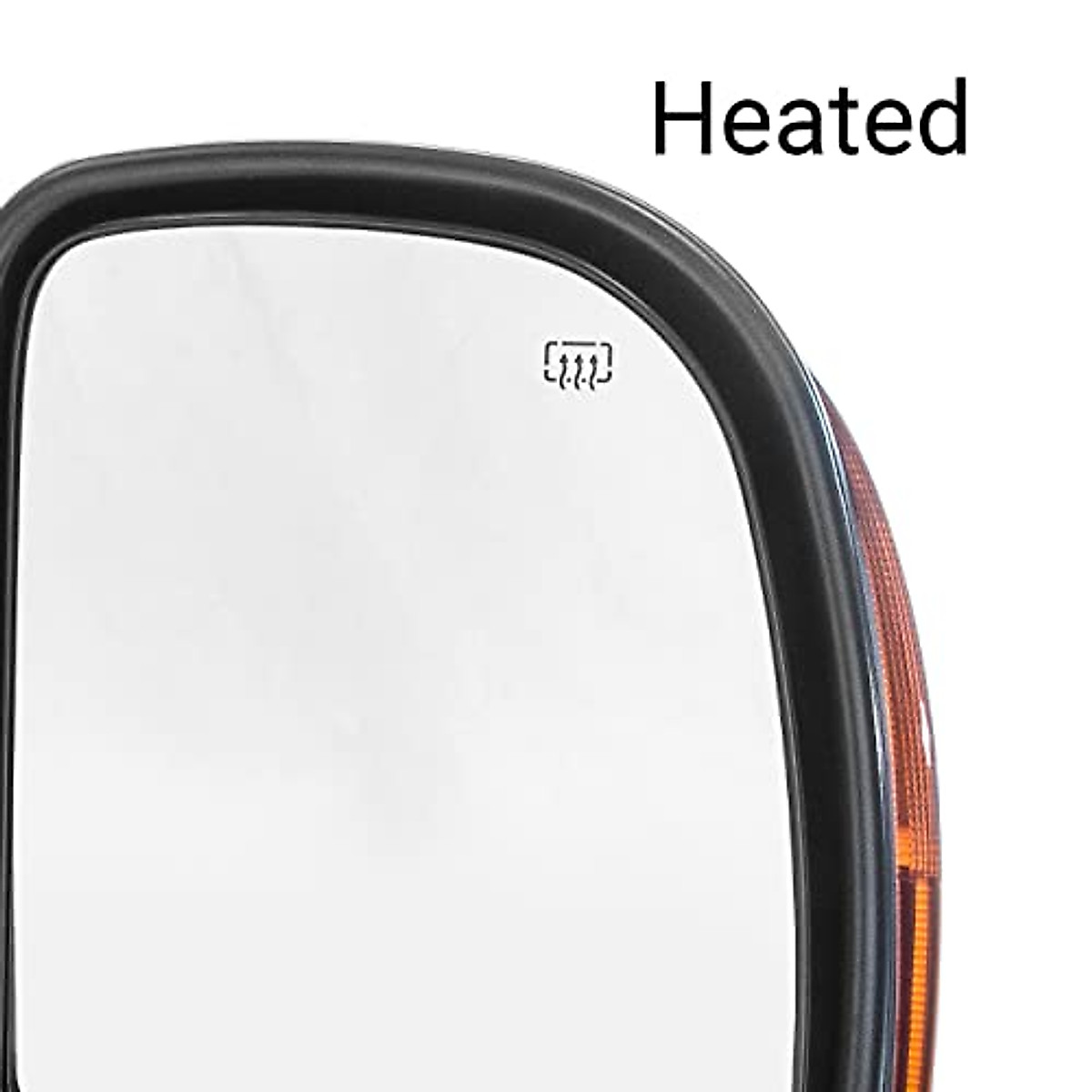 Dependable Direct Right Passenger Side Mirror for 2001-2005 Ford Excursion, 2003-2007 Ford Super Duty - F-250, F-350, F-450, F-550 - Power Operated, Manual Folding Replacement Mirror - FO1321268