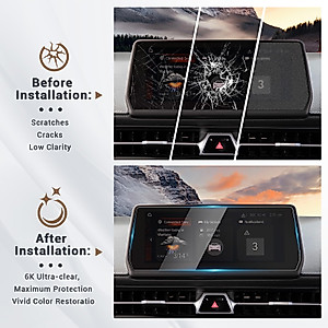 YEE PIN Supra Screen Protector for Toyota Supra GR A90 A91 MK5 2019-2024 MK5 Supra Screen Protector Tempered Glass HD Clear 8.8In