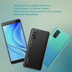 zsddzzy Smartphone，N25 Unlocked Cell Phone，Dual SIM Card，5.72-inch Screen，1GB RAM ，8GB ROM，Front and Rear Cameras，Supports The SIM Card 3GWCDMA：850/2100MHZ(Black