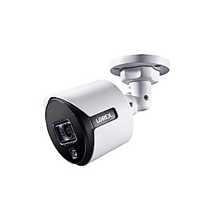 Lorex C581DA Indoor/Outdoor 2K 5MP Super Analog HD Active Deterrence Bullet Camera, 2.8mm, 135ft IR Night Vision, CNV, Works with D841/D841B Series, Only Camera, White (Renewed)