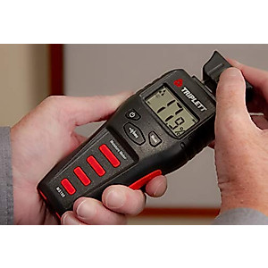 Triplett MS100 Pin Moisture Meter for Wood and Building Materials with Audible Indicator