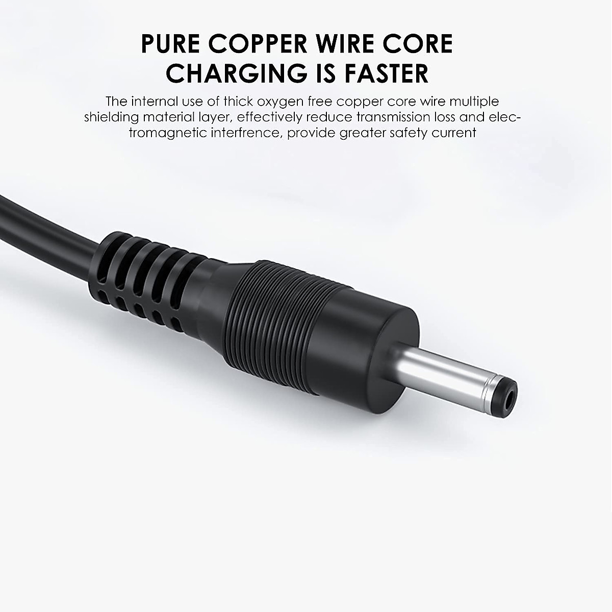 Onite 2pcs USB to DC 5.5x2.1mm Power Cable, 20AWG 3.3ft Barrel Jack Center Pin Positive Charger Cord for Led and Peripheral Products