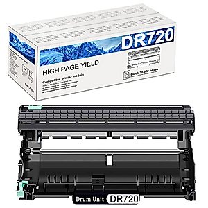 DR-720 DR 720 1-Pack Black Drum Unit, Compatible DR-720 DR 720 Drum MITOCOLOR Replacement for Brother HL-5440D 5450DN DCP-8110DN 8150DN 8155DN 8510DN MFC-8710DW 8810DW 8910DW 8950DW/DWT Series Printer