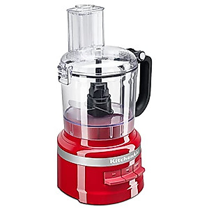 KitchenAid KFP0718ER 7-Cup Food Processor Chop, Puree, Shred and Slice - Empire Red