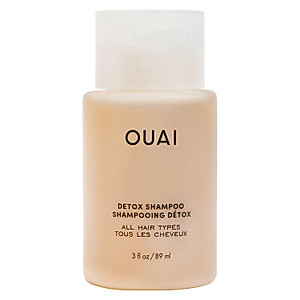 OUAI Detox Shampoo Travel Size - Clarifying Shampoo for Build Up, Dirt, Oil, Product and Hard Water - Apple Cider Vinegar & Keratin for Clean, Refreshed Hair - Sulfate-Free Hair Care (3 oz)