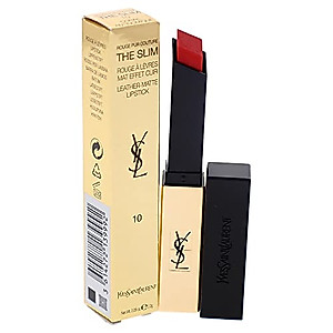 Yves Saint Laurent Rouge Pur Couture The Slim Matte Lipstick - 10 Corail Antino Women 0.08 oz