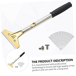 PRETYZOOM Cleaning Blade Beauty Grout Tool Drywall Scraper Stove Cleaning Putty Wall Scraper Blades Hand Tools Metal Scraper Tool Cleaning Scraper Sticker Aluminum Alloy Cosmetic Grouting