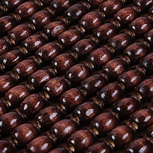 Blueshyhall Seat Cushion, Natural Wood Beaded Comfortable Seat Cover Massaging Driver Cushion for Car Truck (Brown)