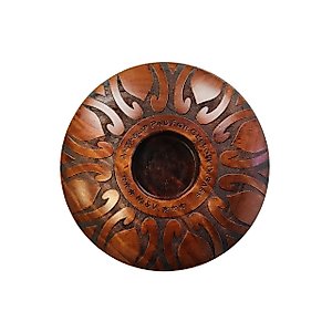 MI&VI Cello and Double Bass Round Endpin Stop - Perfect Anti-Slip Rest, Sound Stopper, Holder Pin, Real Wood