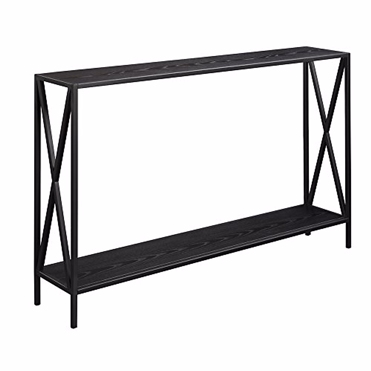 Convenience Concepts Tucson Console Table with Shelf, Black