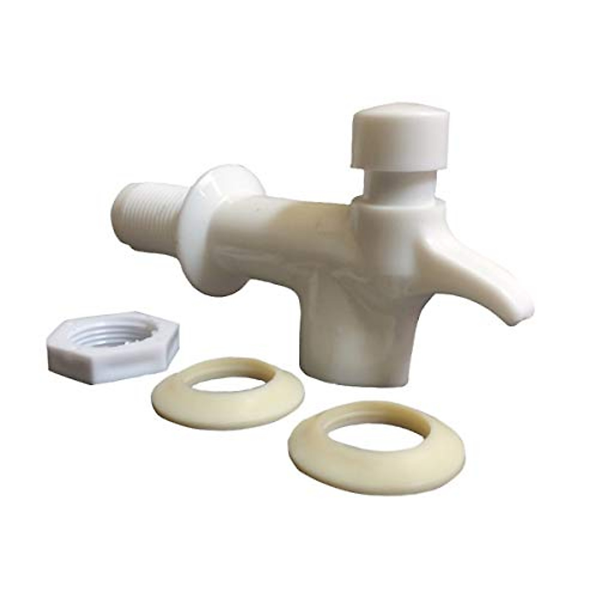 AquaNation BPA Free Replacement Cooler Faucet Water Bottle Jug Reusable Push Button Spigot Spout Water Beverage Lever Pour Dispenser Reid Valve Gravity Water Crock Water Tap