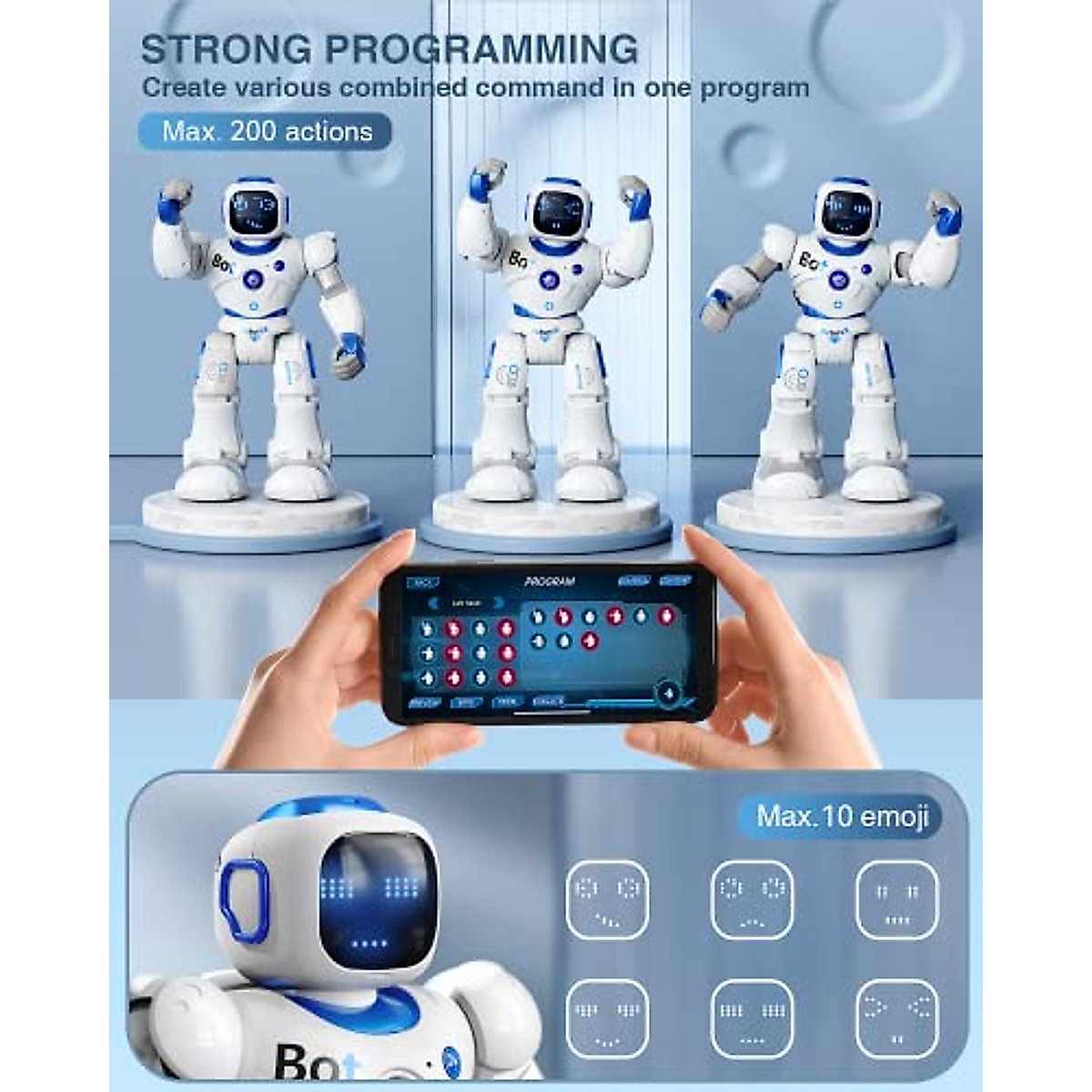 Ruko 1088 Programable Robot and 6088 Robot, Interactive RC Robot for Kids