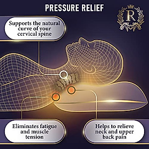 Royal Therapy 2-Pack Queen Shredded Memory Foam Pillows & Queen Mattress Topper – Bundle