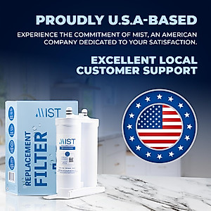 Mist WF2CB Water Filter Replacement for Frigdaire & Electrolux, Refrigerator Water Filter compatible with PureSource2, FC100, Kenmore 9916, 469916, EWF2CBPA, NGFC 2000-WF2CB Water Filter (3 pack)