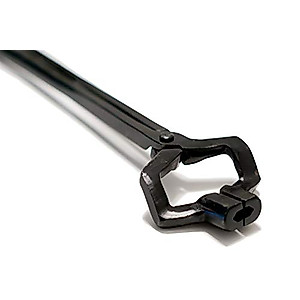 BetterForge 17" Z-Type Offset Blacksmith Tongs for Knife Making