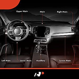 A-Premium HVAC Heater Blend Door Actuator, Compatible with Chrysler Pacifica 2017-2019 & Dodge Dart 2013-2016, Main