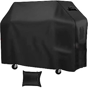 Gas Grill Barbecue Cover Waterproof 420D Oxford BBQ Gas Grill Smoker Cover Skyour Weather Resistant UV Heavy Duty Patio Outdoor Gas Barbecue BBQ Grill Covers (S: 31x25.7x39in)