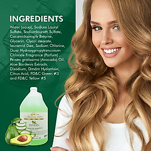 Dominican Magic Detangler Avocado Conditioner - Hair Conditioner for Women, All Natural Hydrating Conditioner, Coconut Infused Suitable for All Hair Types, 1 Gal