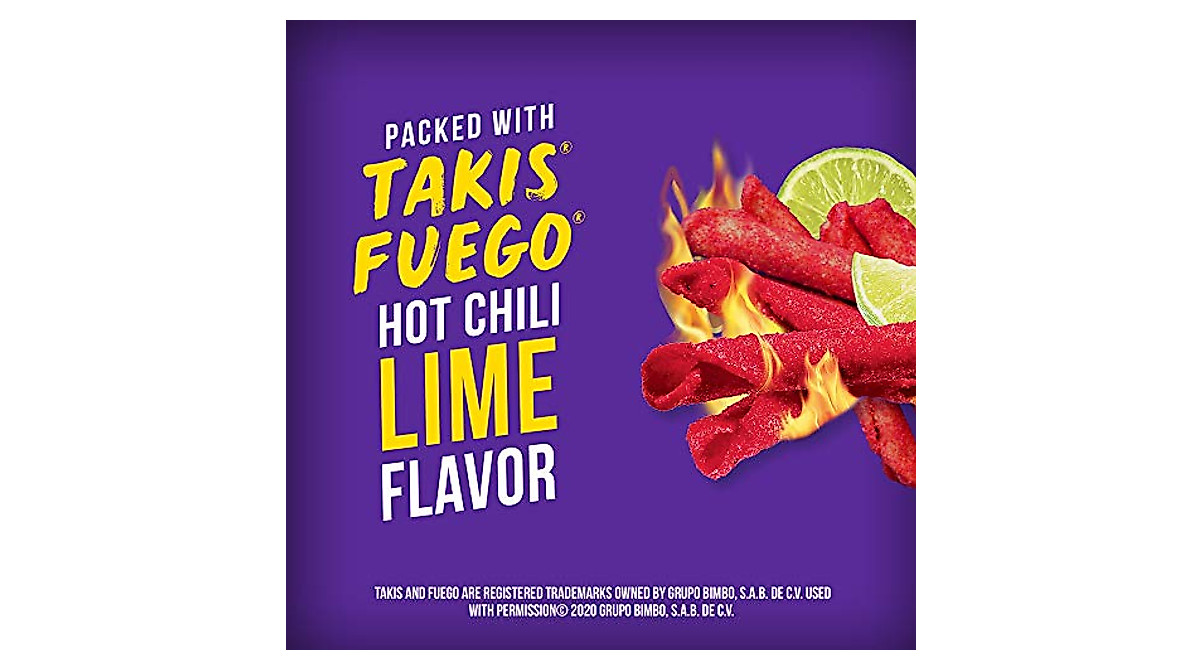 BIGS Takis Fuego Sunflower Seeds - Spicy Keto Snack Pack of 8