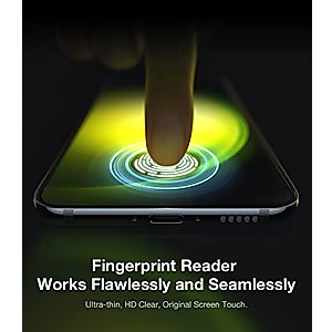 UltraGlass Only for Samsung Galaxy S23 Screen Protector [Military SGS Shatterproof] Fingerprint Compatible for Samsung Galaxy S23 Tempered Glass [UNBREAK TOP 9H Glass & Longest Durable] 2 Packs