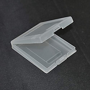 WICAREYO 10pcs Clear White Game Cartridge Protection Case for Gameboy Color GBC