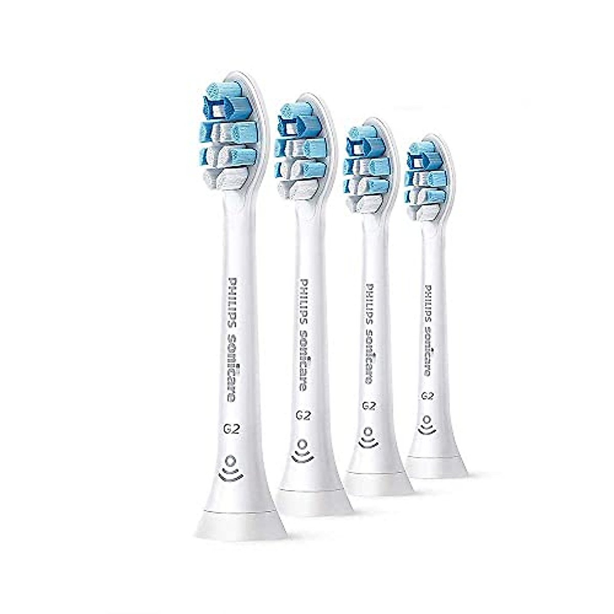 Philips Sonicare Optimal Gum Care White BrushSync Heads (Compatible with All Philips Sonicare Handles), Pack of 4