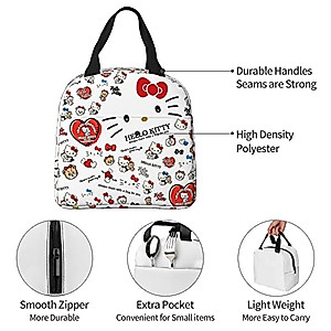 SANyom Anime Backpack Cartoon Cute Travel Backpack Notebook Backpack Set 3 Pieces Unisex