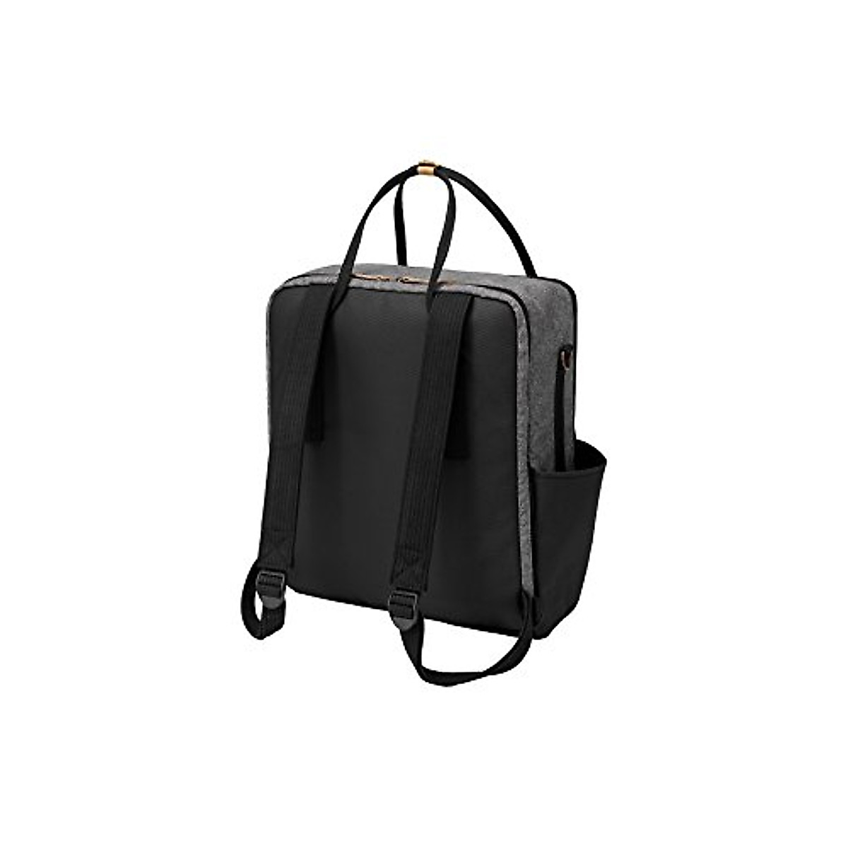 Petunia Pickle Bottom InterMix Backpack | Diaper Bag Backpack| Baby Bottle Bag for Parents | Stylish Baby Bag Organizer| Sophisticated and Spacious Backpack for On the Go Moms | Graphite/Black