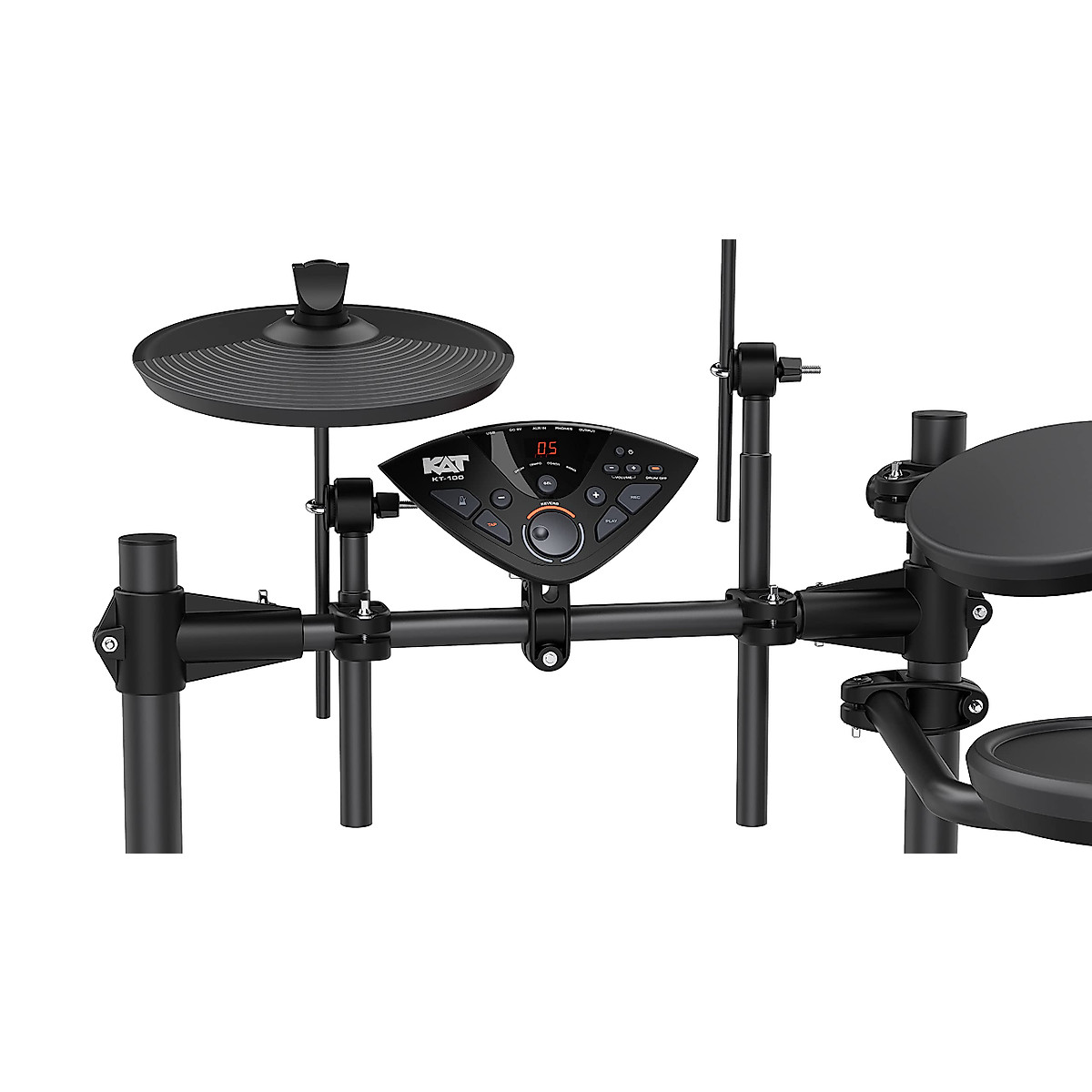 KAT Percussion Electronic Drum Set, Black (KT-100)