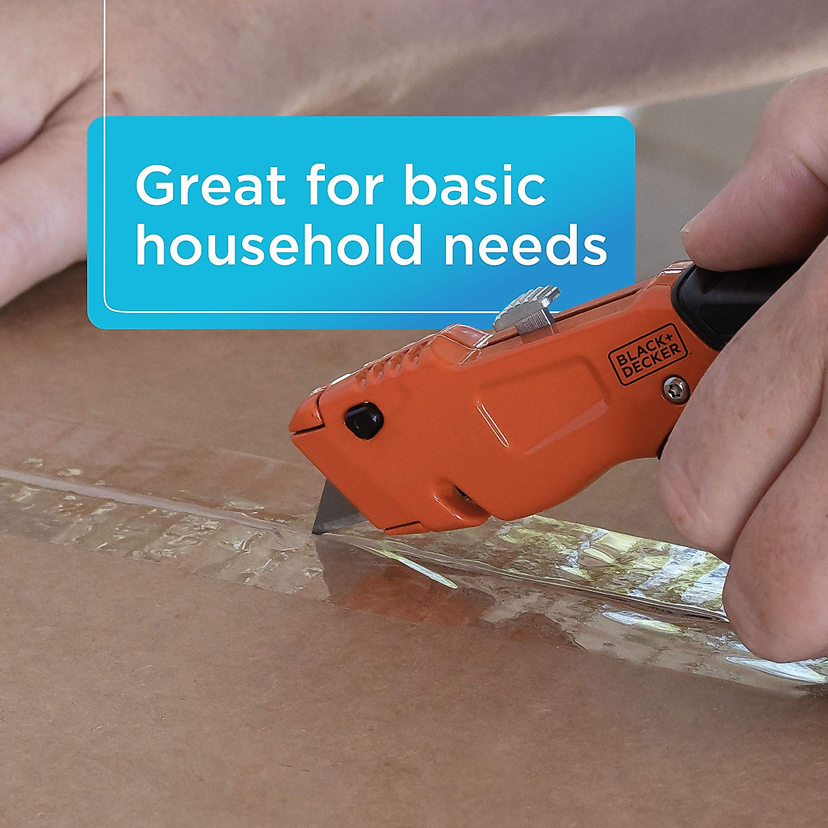 beyond by BLACK+DECKER Utility Knife, Retractable, Quick Change Blade, 2-Pack (BDHT1039495APB)