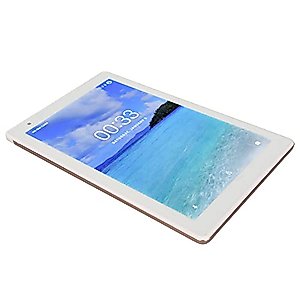 8.1 Inch Tablet, Android 10 Tablet, 5G WiFi Tablet, 4GB RAM 64GB ROM, Dual Camera, Dual Sim Dual Standby, Can be Used for Children to Learn to Read Catch up on Drama, Etc (US Plug)