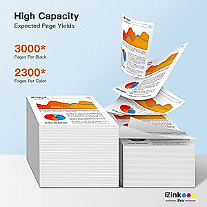 E-Z Ink Pro Compatible TN227 TN-227 Toner Cartridge Replacement for TN227 TN-227 TN227BK High Yield TN223 TN-223 Compatible with HL-L3290CDW HL-L3210CW MFC-L3750CDW MFC-L3710CW Printer (4 Pack)