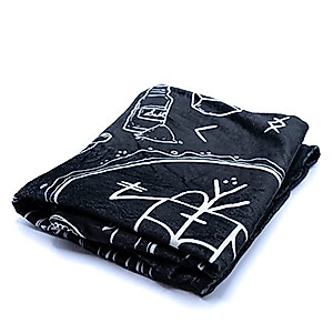 SpellCloth - Protection Magic Blanket, Perfect for Witchy Gifts, Witchy Room Decor, Wiccan Decor, and Witch Stuff Like Witch Bedding, Witch Throw, and Tapestry for Bedroom