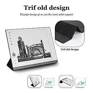 Replacement for Remarkable 2 Tablet Case Magnetic Case Cover for Remarkable 2 Digital Paper with Pencil Holder (Black)