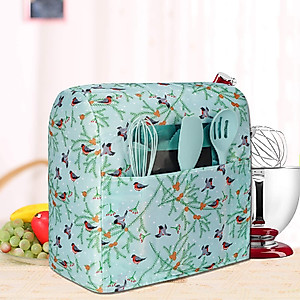 Kitchen Aid Mixer Cover Compatible with 6-8 Quarts Kitchen Aid/Hamilton Stand Mixer/Tilt Head & Bowl Lift Model,Bird Print Mixer Cover Pioneer Woman Kitchen Accessories,Kitchen Aid Mixer Accessories